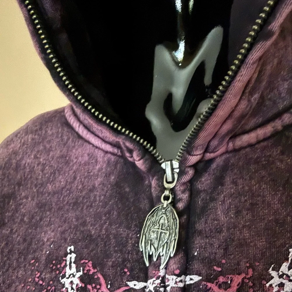 Vitriol | Tops | Vitriol Lenexa Shadow Purple Wash Zip Hoodie | Poshmark